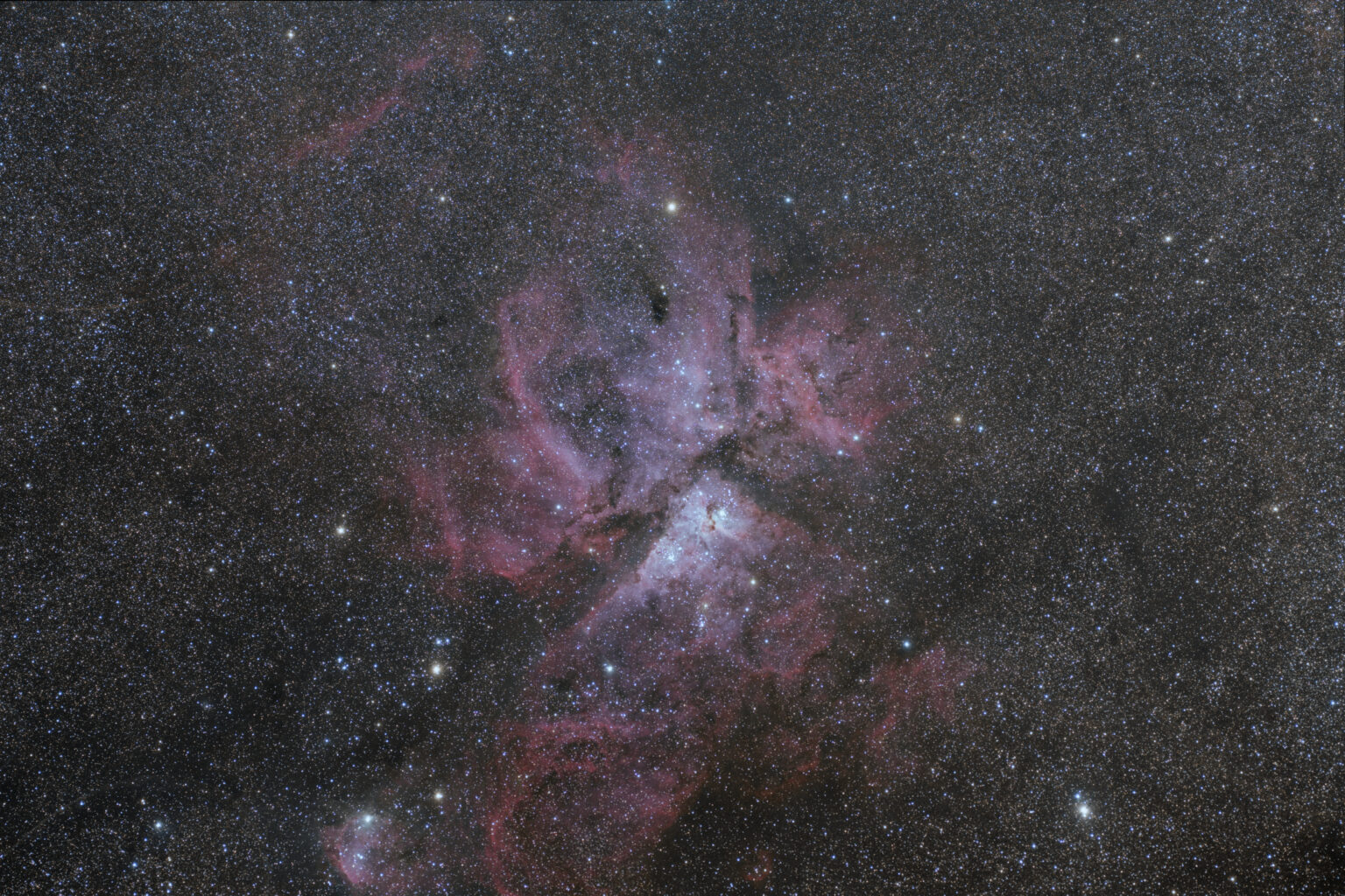 Eta Carina / Omega Centauri | Astro-photo | by André van der Hoeven